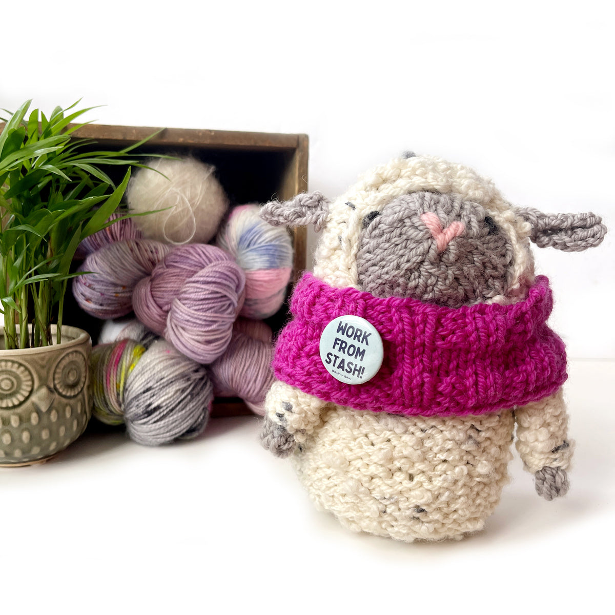 Sheep in the Stash Knitting Pattern – Billy and Baa