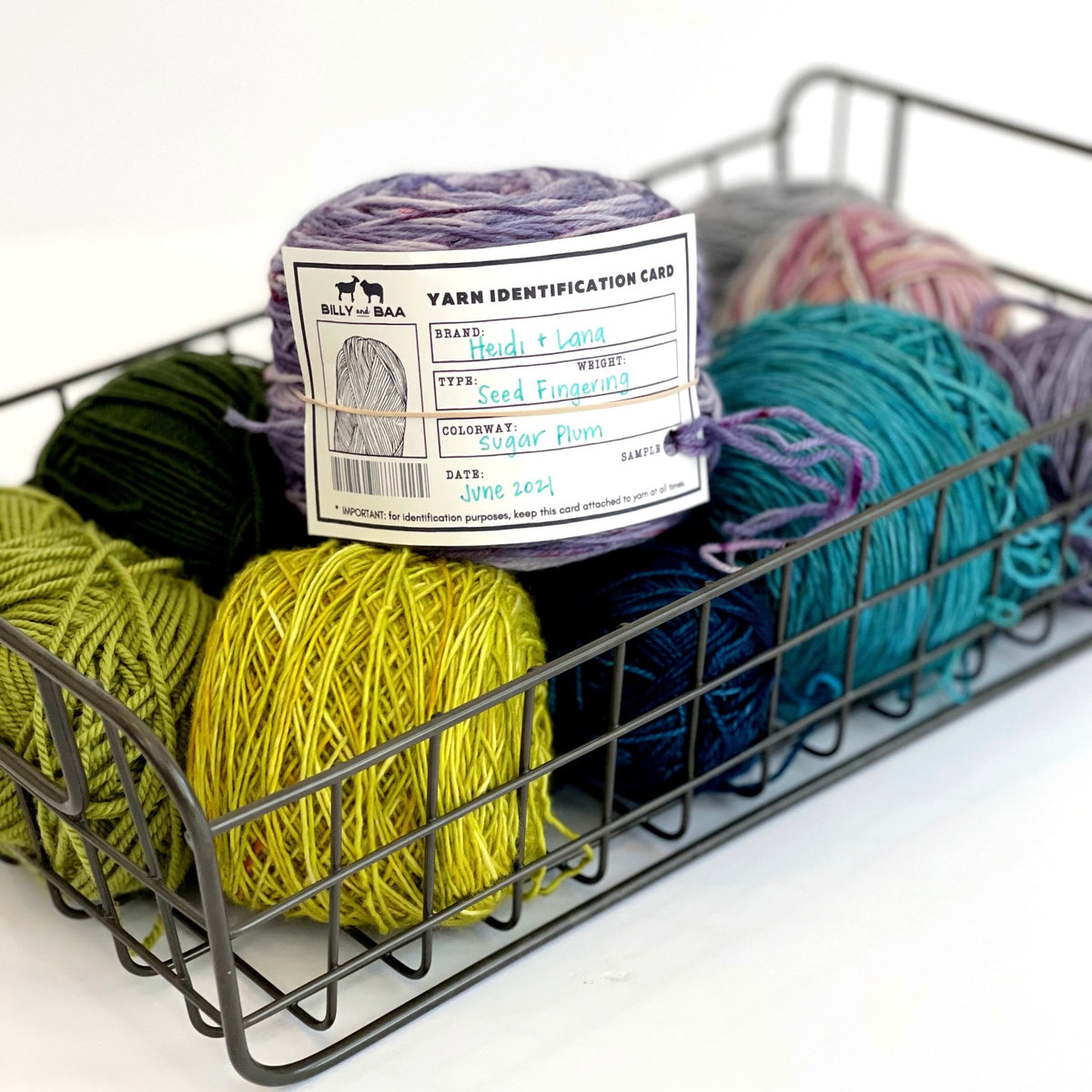 Yarn ID Cards – Billy and Baa