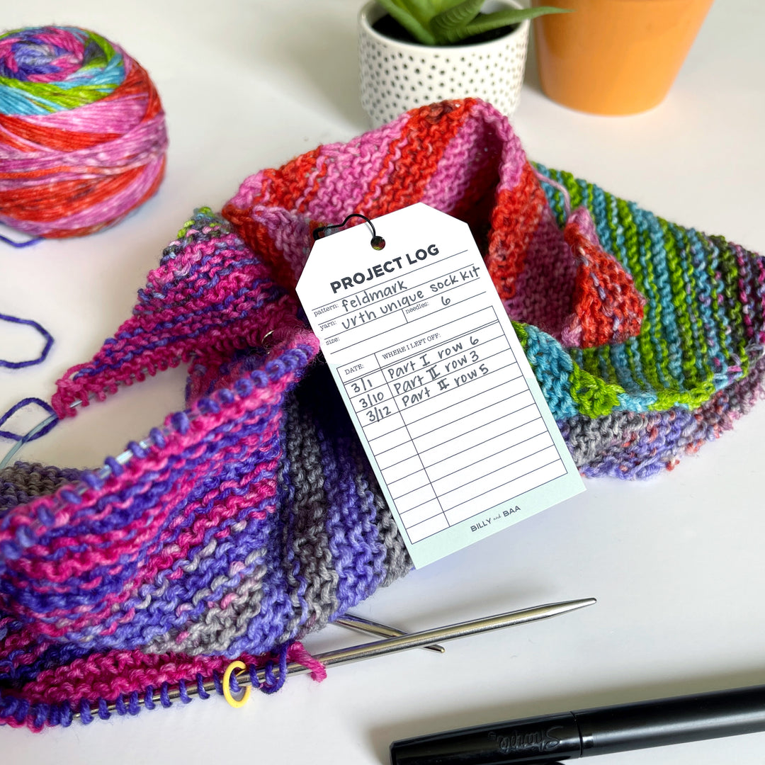 Project Log Tags – Billy and Baa