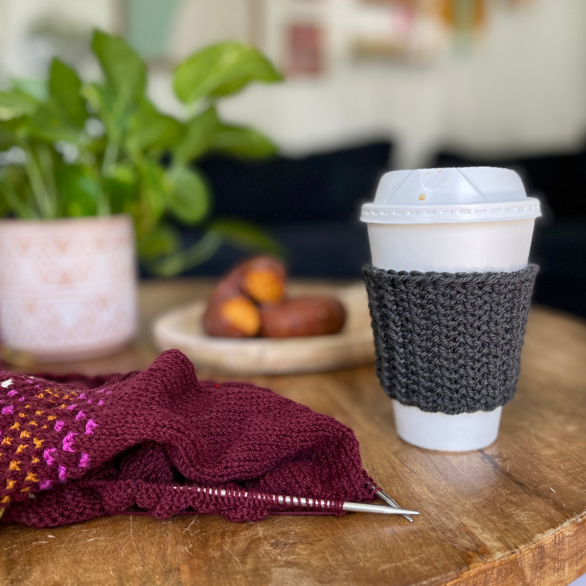 Reusable Coffee Cup Sleeve Pattern – Billy and Baa